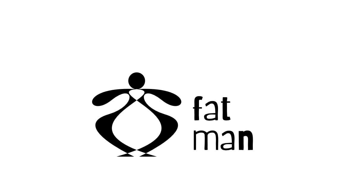 Fat Man People Simple Logo #207922 - TemplateMonster
