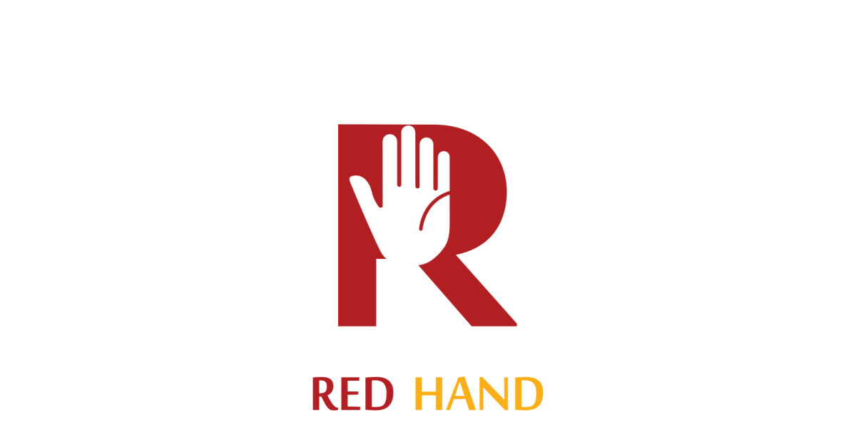Red Hand - Letter R Logo Template #207958 - TemplateMonster