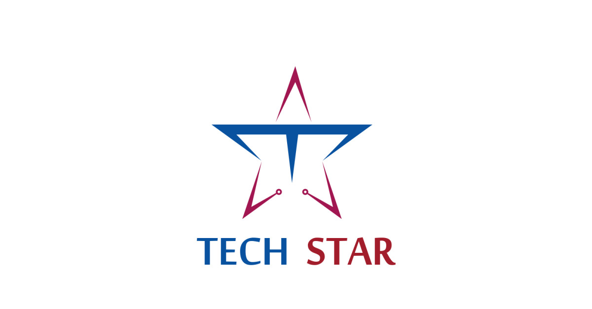 Tech Star - Harf T Logo Şablonu #207959 - TemplateMonster