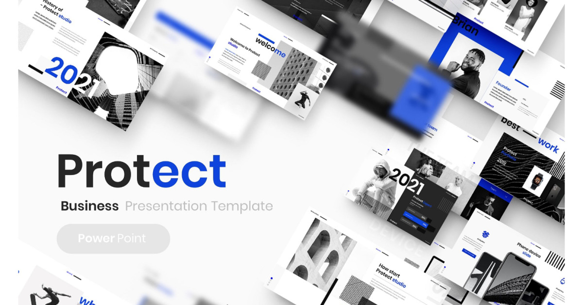 Protect – Business PowerPoint Template - TemplateMonster