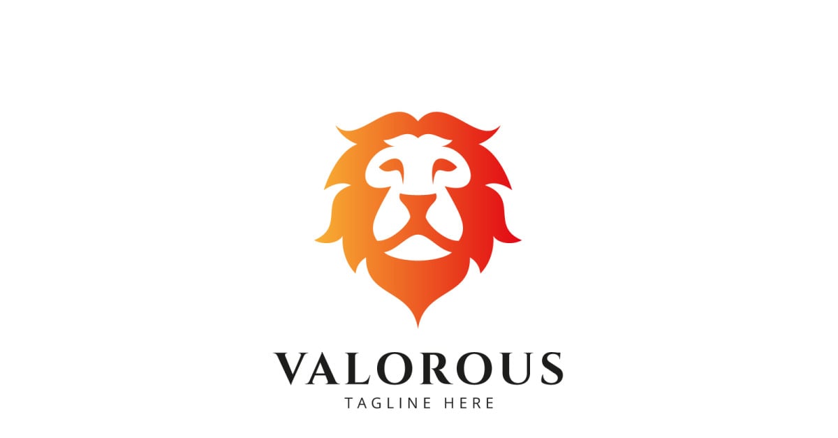 Valorous-Lion Logo Template #208199 - TemplateMonster