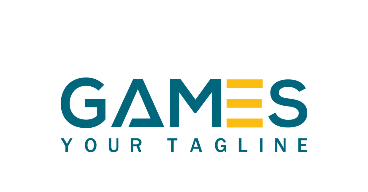 Games - Text Logo Template. #208353 - TemplateMonster