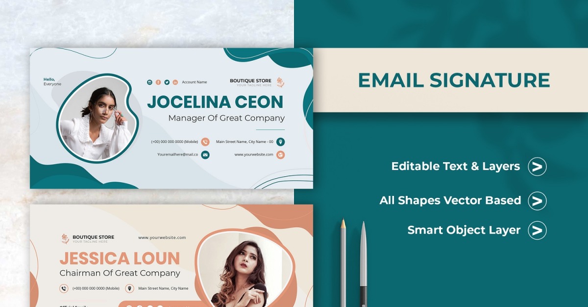 Boutique Store Email Signature #208451 - TemplateMonster