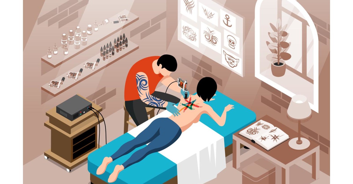 Isometric Tattoo Illustration 210310504 Vector Illustration Concept