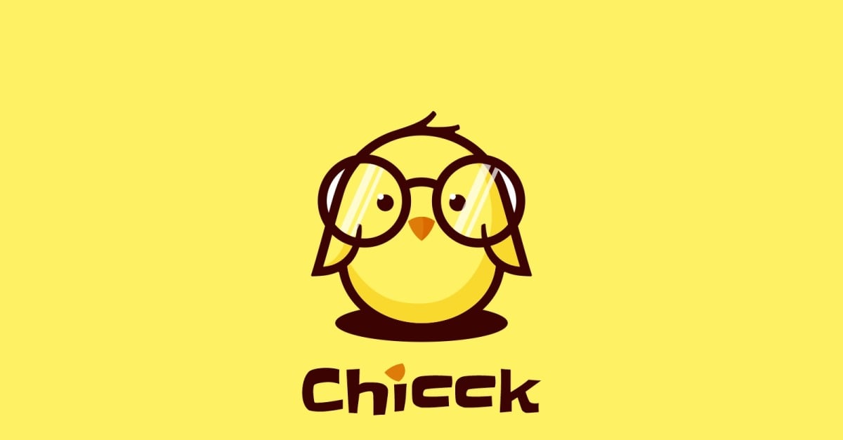 Chick Simple Mascot Logo Style #209585 - TemplateMonster