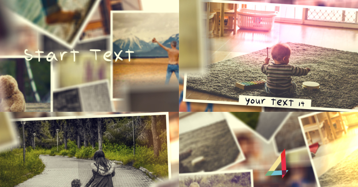 Dynamic Rotation Slideshow After Effects Templates