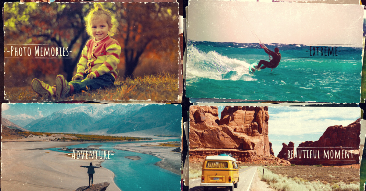 Dynamic Positive Slideshow After Effects Template