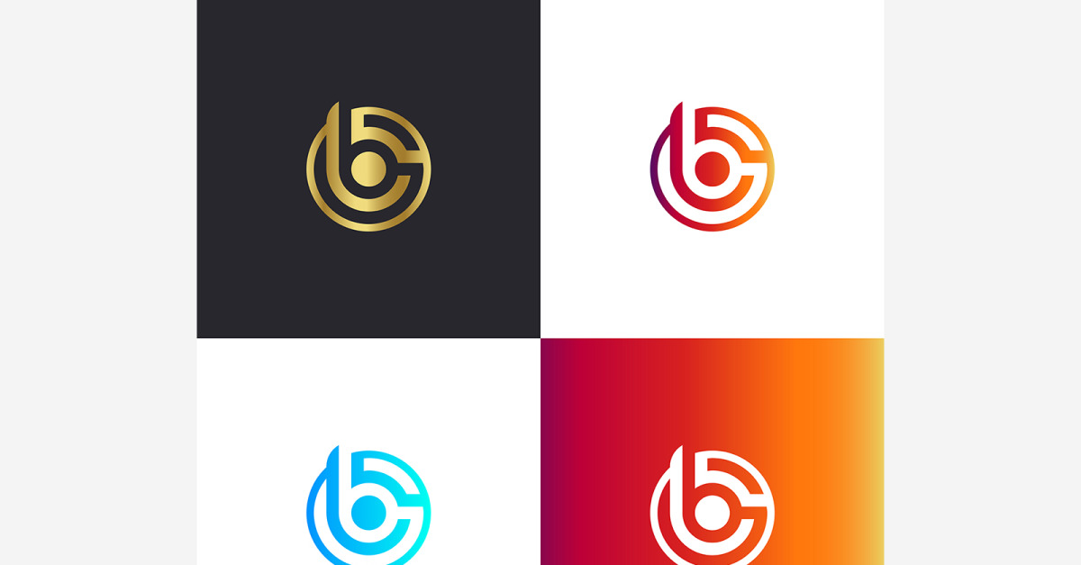 Letter B Music Logo Design Vector Template - TemplateMonster