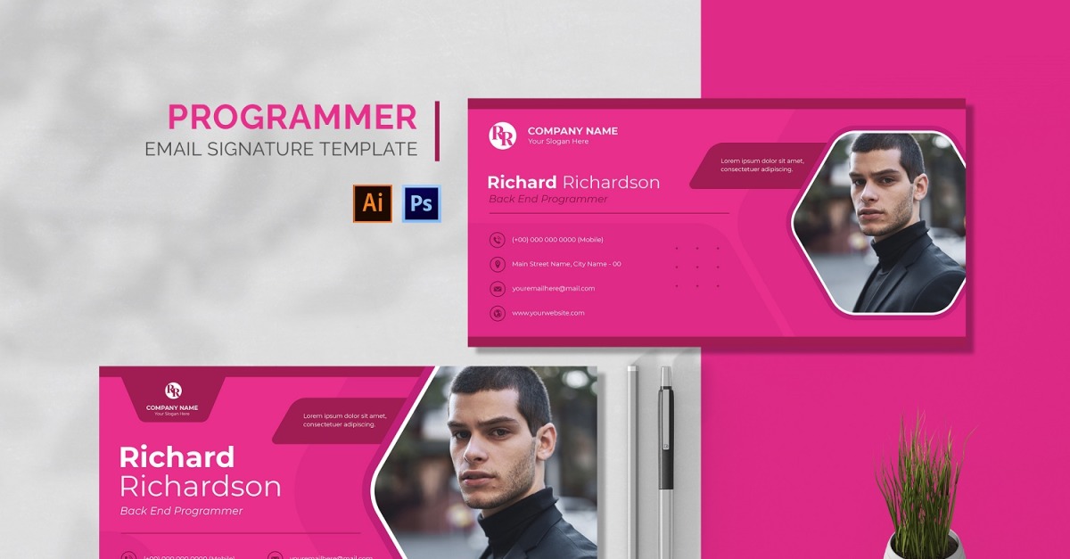 The Programmer Email Signature #209995 - TemplateMonster
