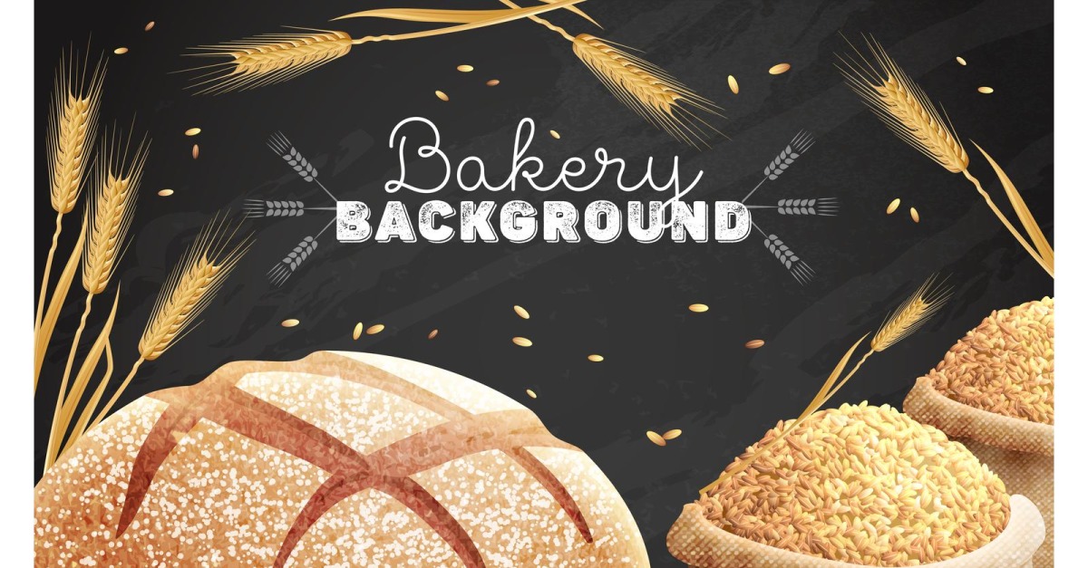 Realistisches Brot-Tafel-Rahmen-01 200800708 Vektor-Illustrations-Konzept