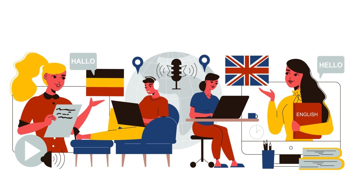 Language Course Illustration 210160517 Vector Illustration Concept