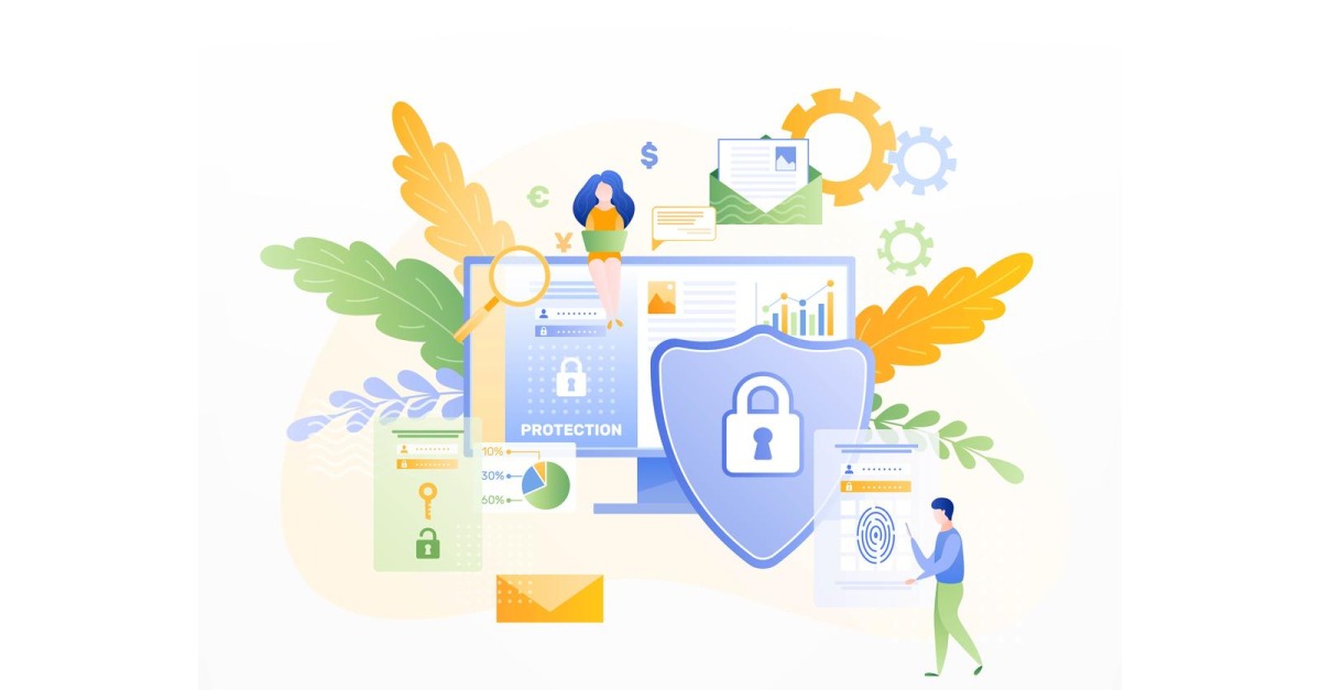 Data Privacy Day Composition Flat 210130904 Vector Illustration Concept