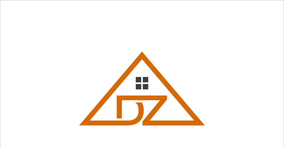 Letter DZ real estate vector template - TemplateMonster
