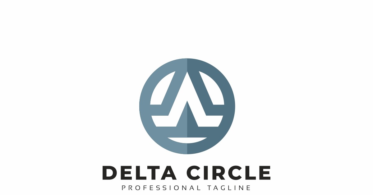 Plantilla de logotipo Delta Circle #212268 - TemplateMonster