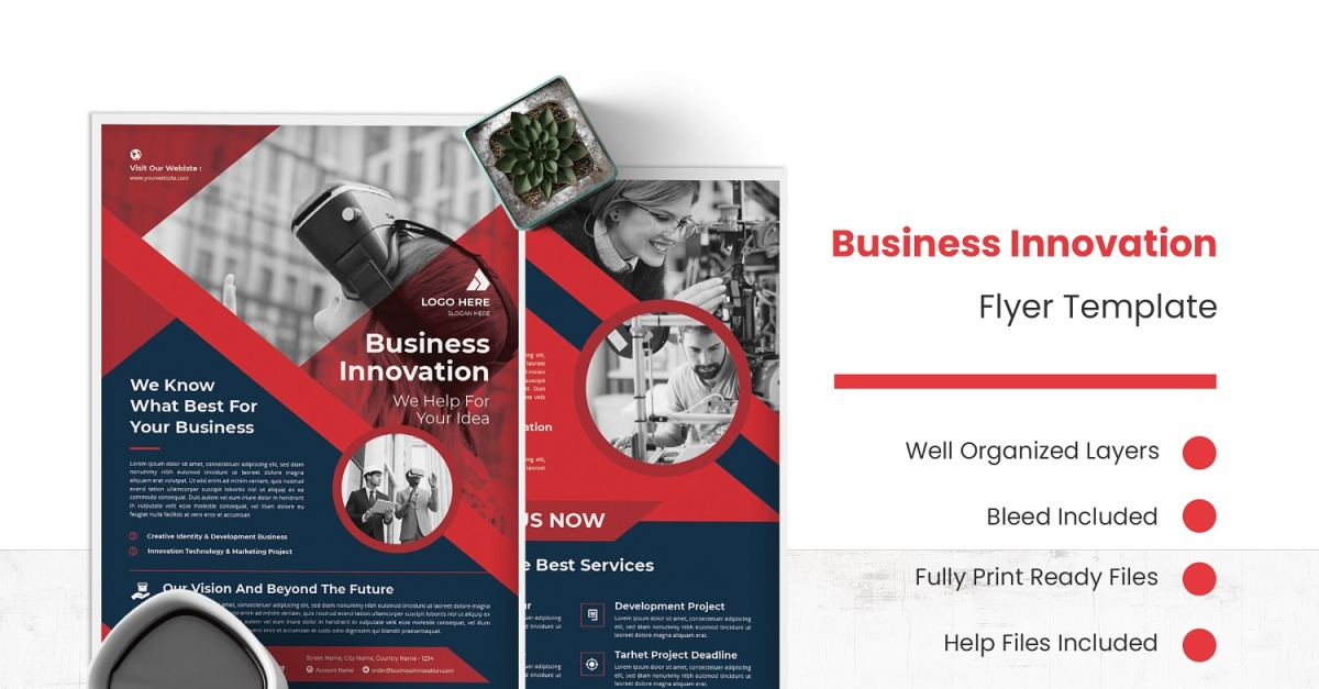 Business Innovation Flyer #212352 - TemplateMonster