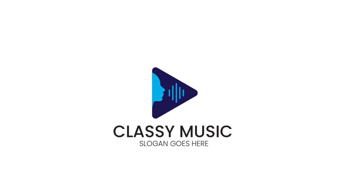 Classy Music Logo Design Template #212645 - TemplateMonster