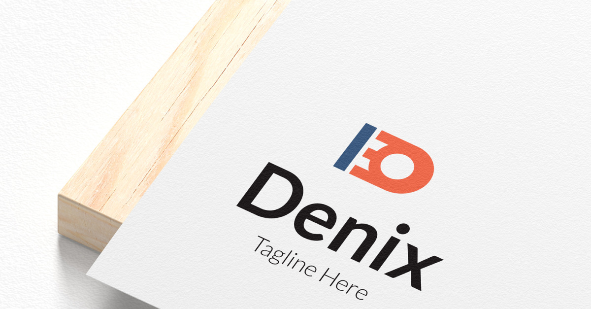 D Harfi Denix Logo Tasarım Şablonu #212648 - TemplateMonster
