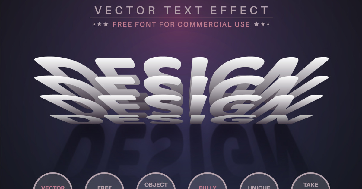 Design Shadow - Editable Text Effect, Font Style, Graphics Illustration