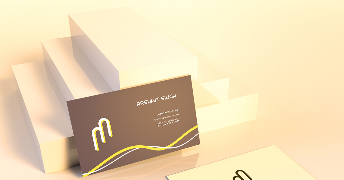 Realistic Business Card Mockups #212974 - TemplateMonster