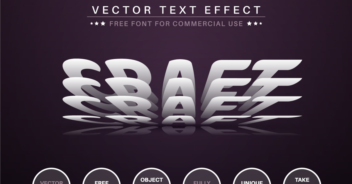 Vrstvy papíru - upravitelný textový efekt, styl písma, ilustrace grafiky