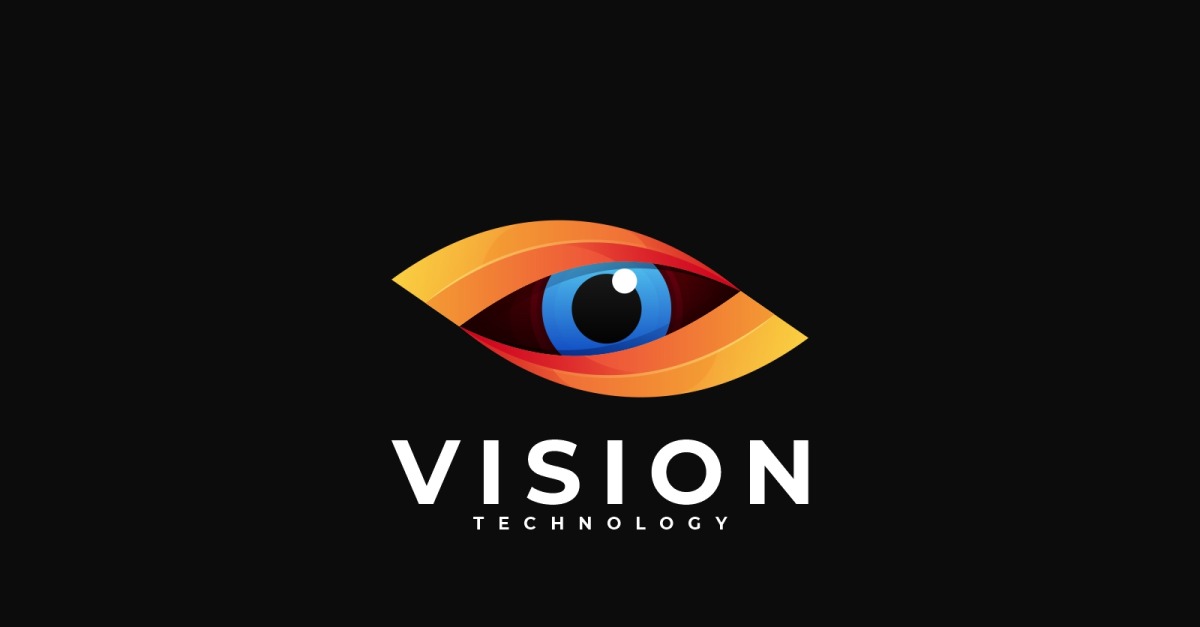 Vizyon Gradyan Renkli Logo #213136 - TemplateMonster