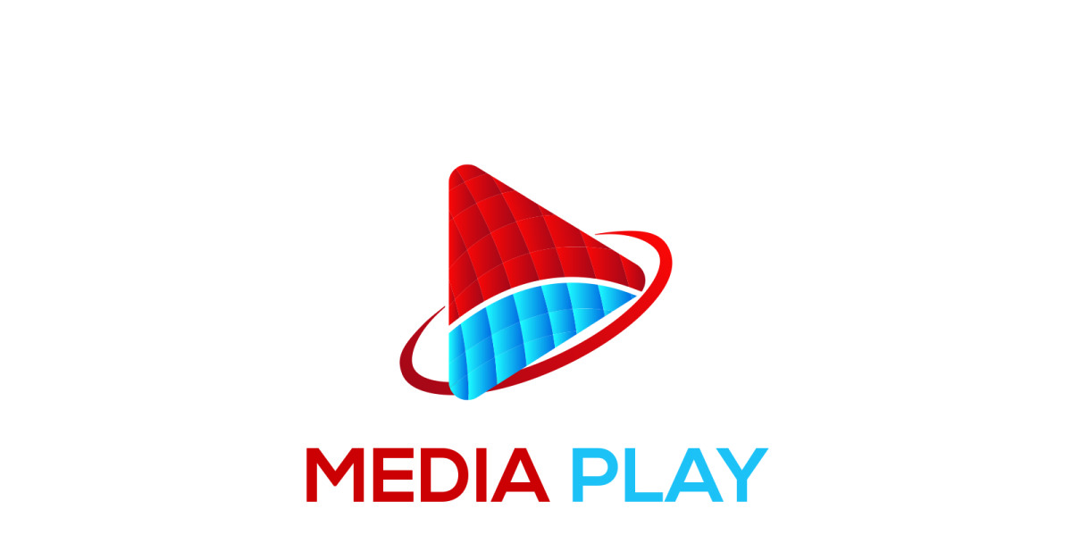 Media Play Logo Template. #213372 - TemplateMonster