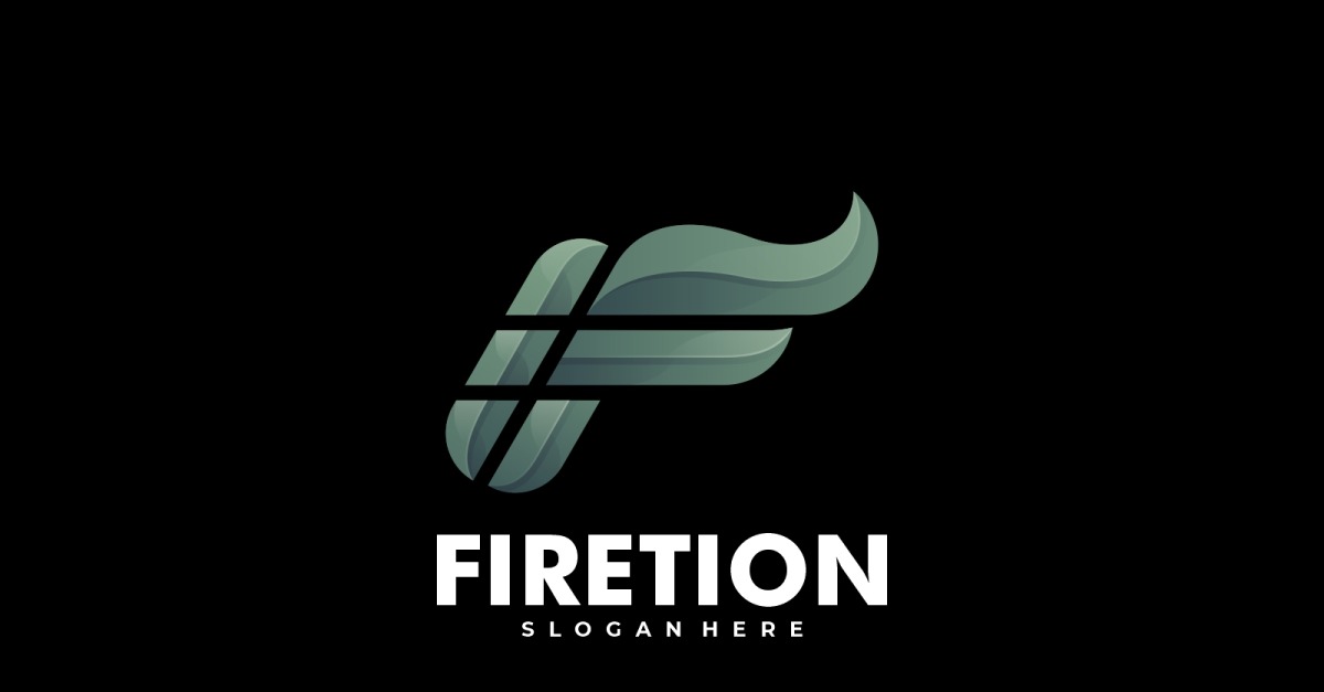Letter F Gradient Logo Template #213408 - TemplateMonster