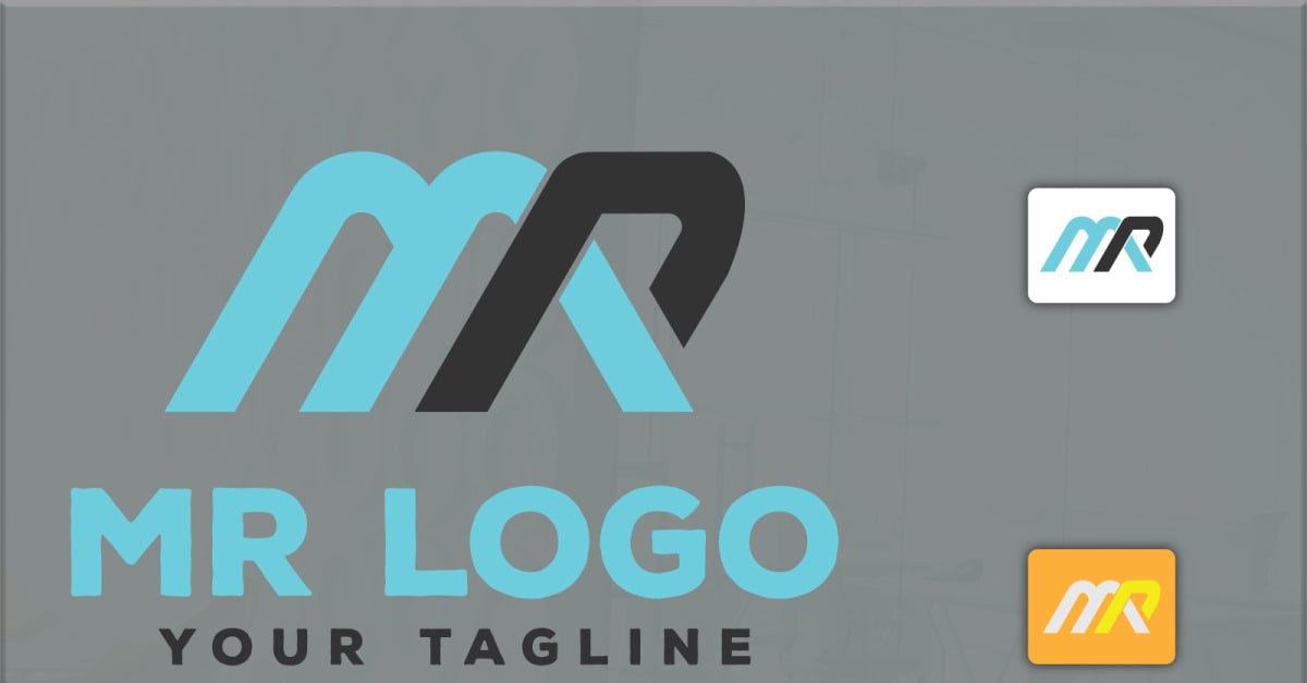 MR Creative logo Template #213496 - TemplateMonster