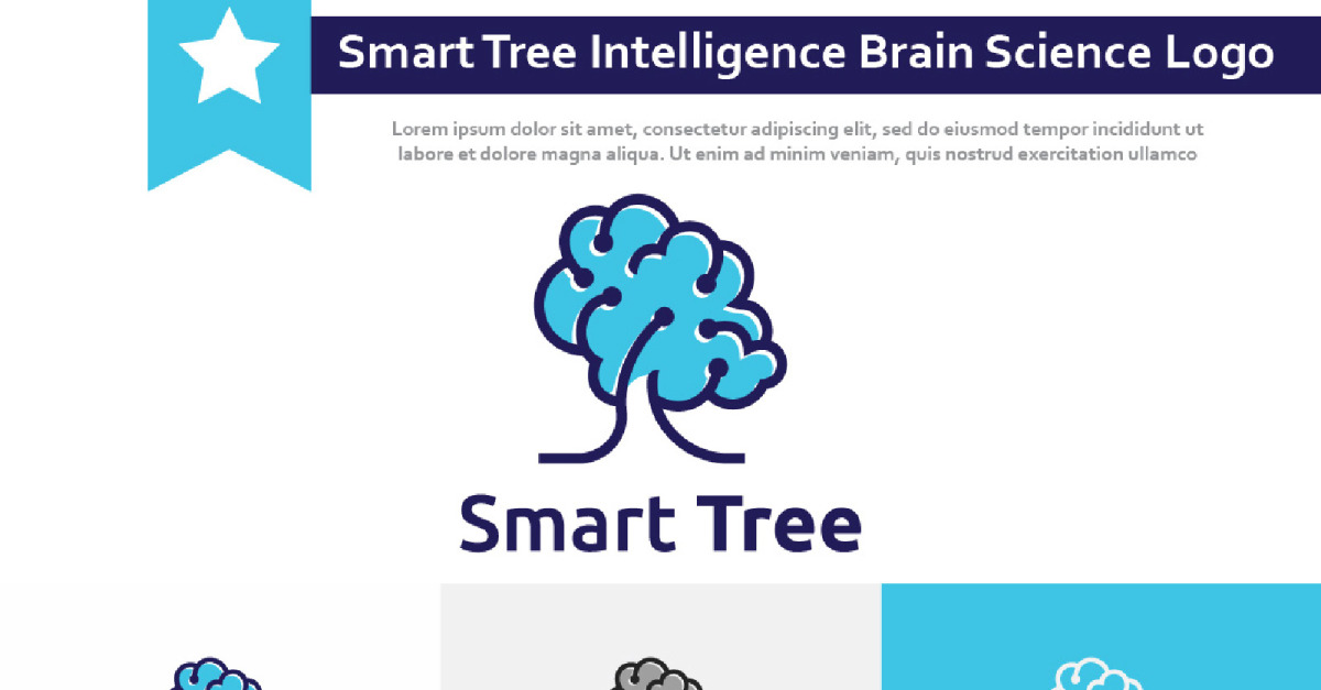 Smart Tree Artificial Intelligence Brain Technology Nature Science ...
