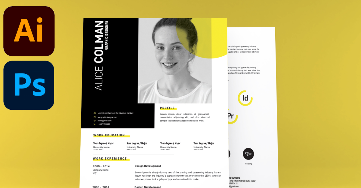 Marker Modern CV Template and Resume - TemplateMonster