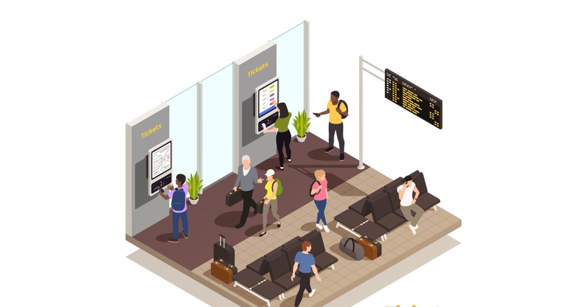 People And Interfaces Isometric 201010101 Vector Illustration Concept