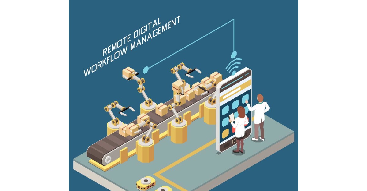Digital Transformation Digitization Isometric 201110921 Vector ...
