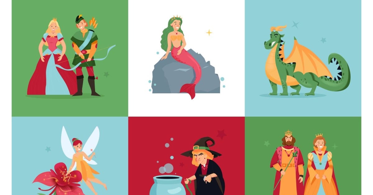 Fairy Tale Characters Design Concept 201130507 Vector Illustration Concept
