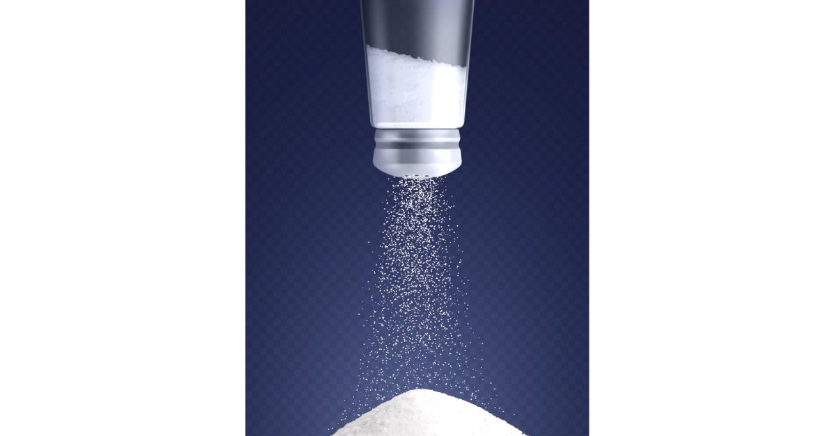 Salt Realistic Composition 201230922 Vector Illustration Concept