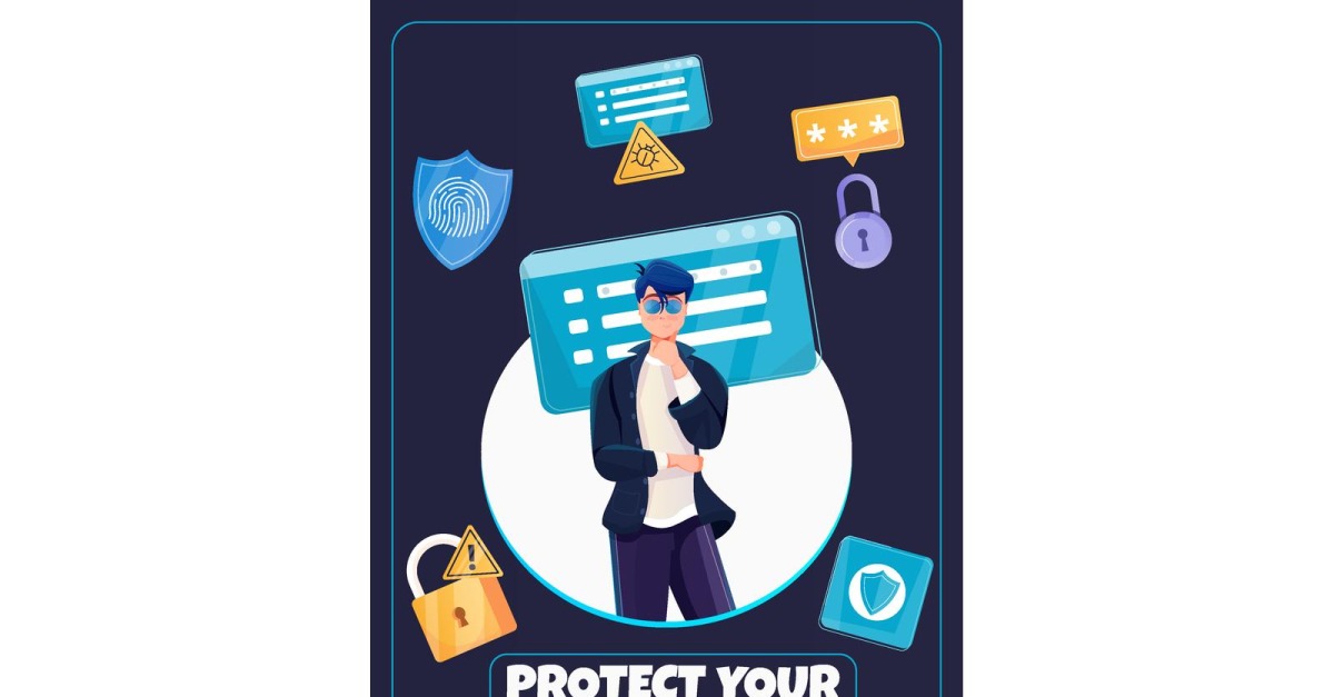 Data Privacy Day Card Flat 201251111 Vector Illustration Concept