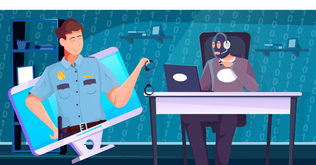 Hacker Police 201251106 Vector Illustration Concept
