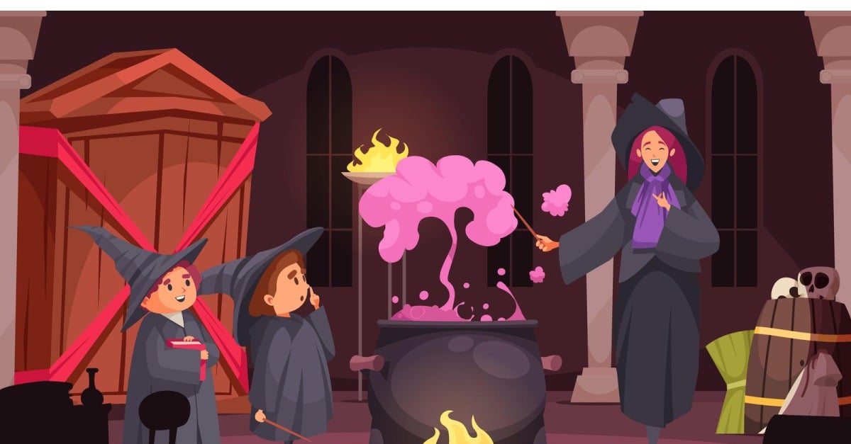 Magic School 201112610 Vector Illustration Concept