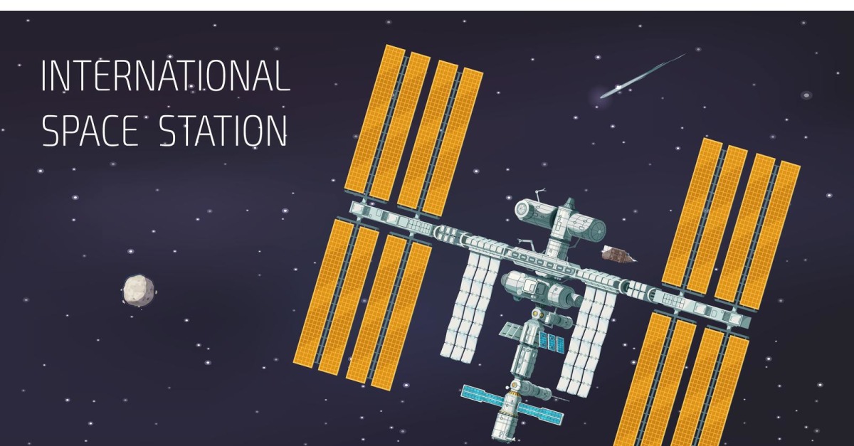 Orbital International Space Station Illustration 201012618 Vector Illustration Concept