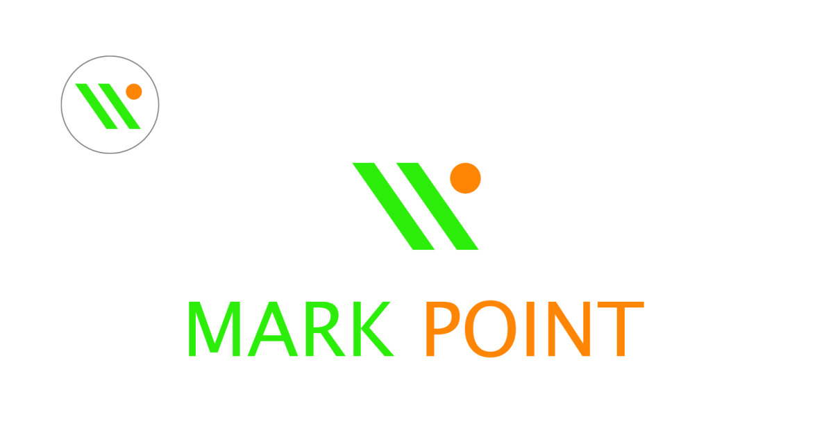 Mark Point - MP Letter Logo #215381 - TemplateMonster