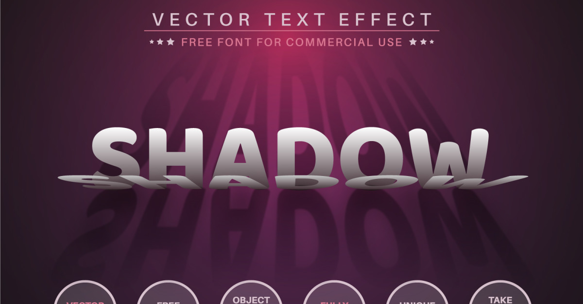 Paper Shadow - Editable Text Effect, Font Style, Graphics Illustration
