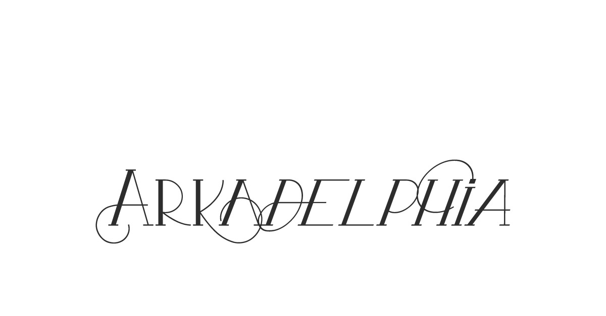 Arkadelphia Superbe police d'affichage moderne