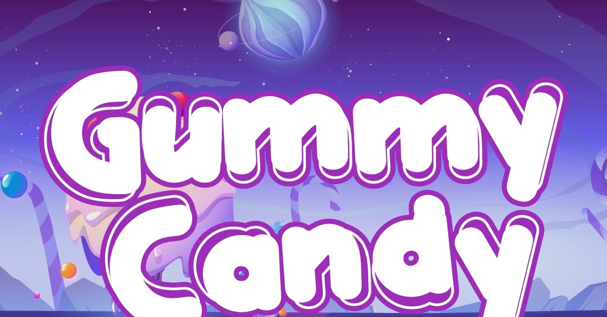 Police daffichage Gummy Candy Cartoon - TemplateMonster