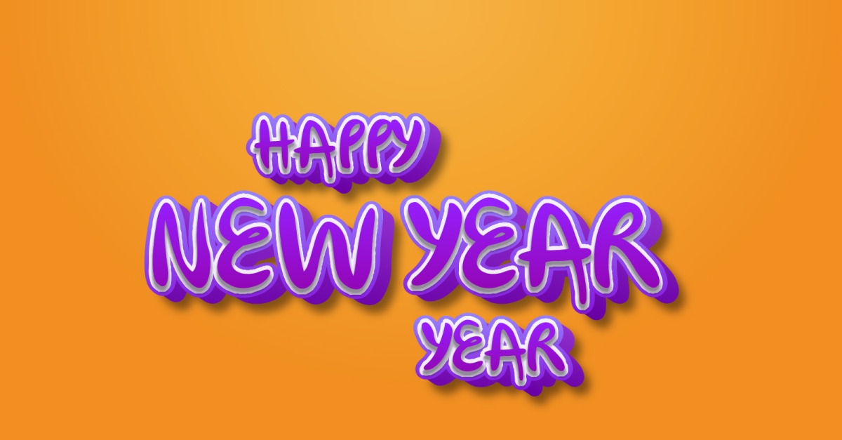 New Year 3D Text Effect Template #217202 - TemplateMonster