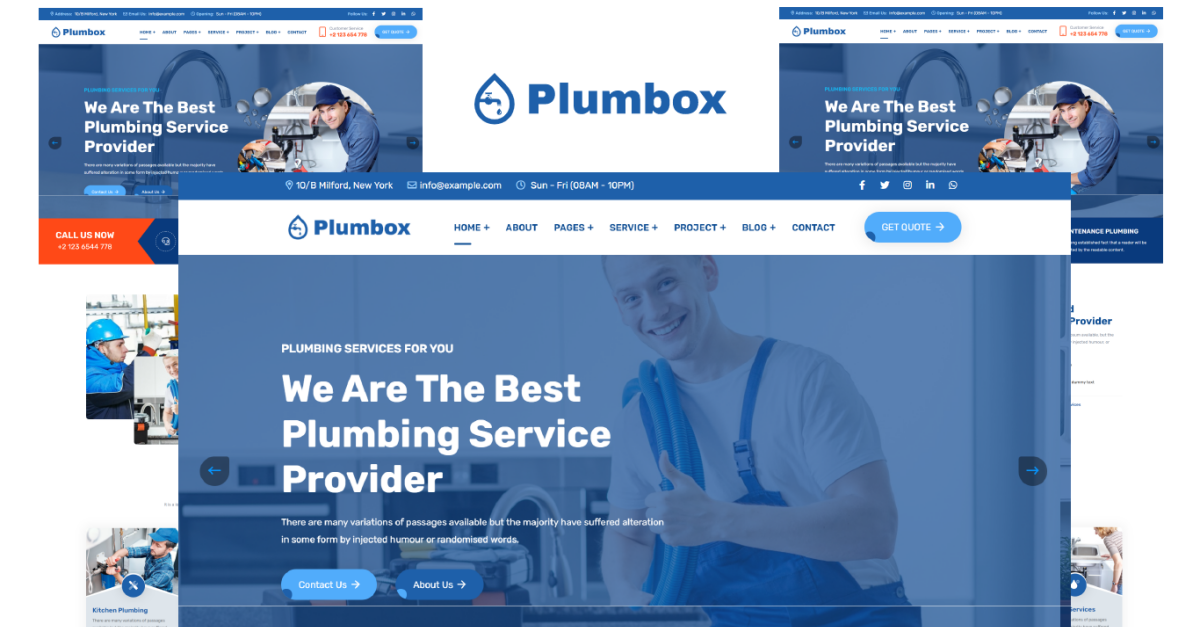 Plumbox - Plumbing Services HTML5 Template - TemplateMonster