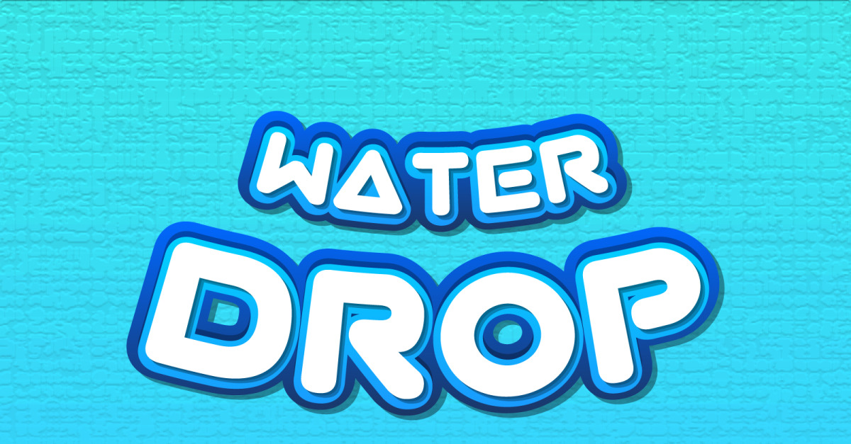 Water Drop 3D Text Effect Template #217216 - TemplateMonster