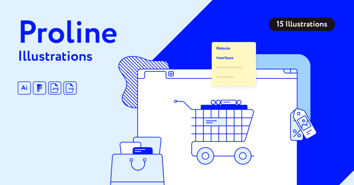 Illustrations des éléments de l'interface utilisateur Proline