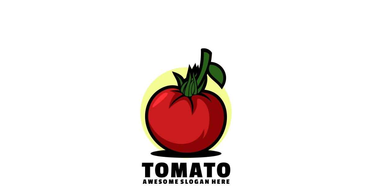 Tomato Simple Logo Template #217887 - TemplateMonster