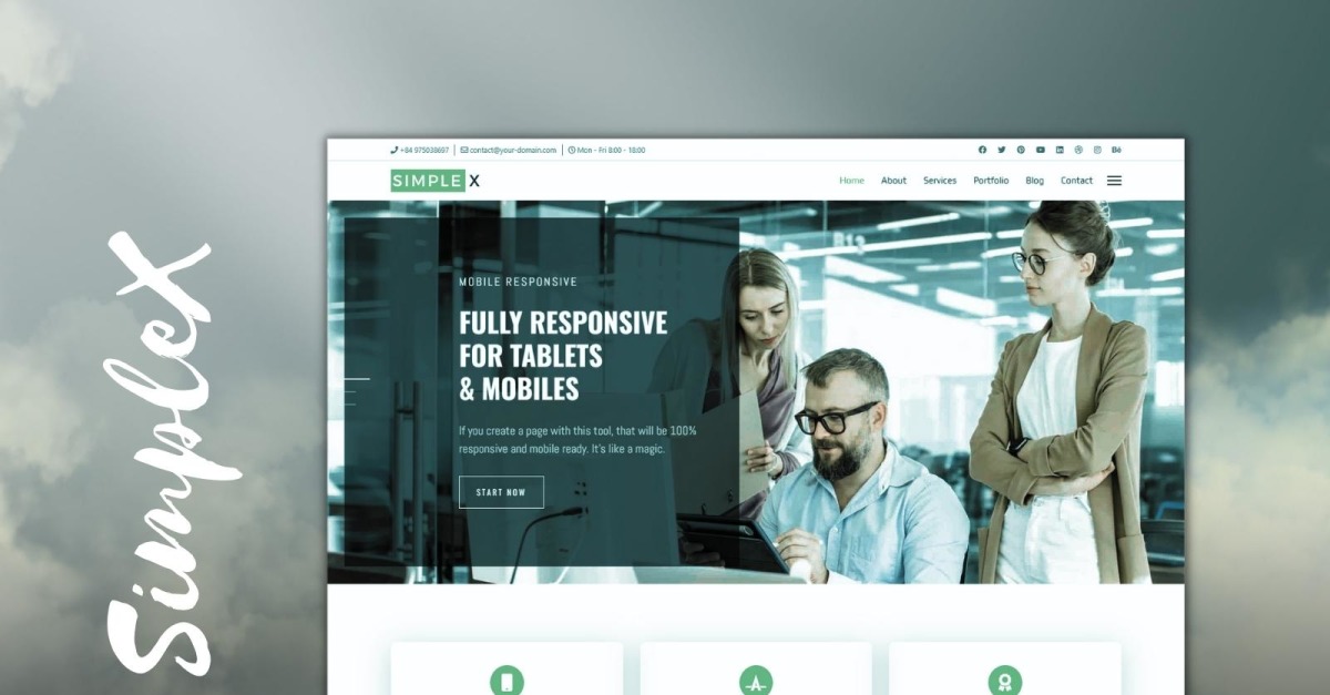 SimpleX - Responsive Joomla 4 Template - TemplateMonster