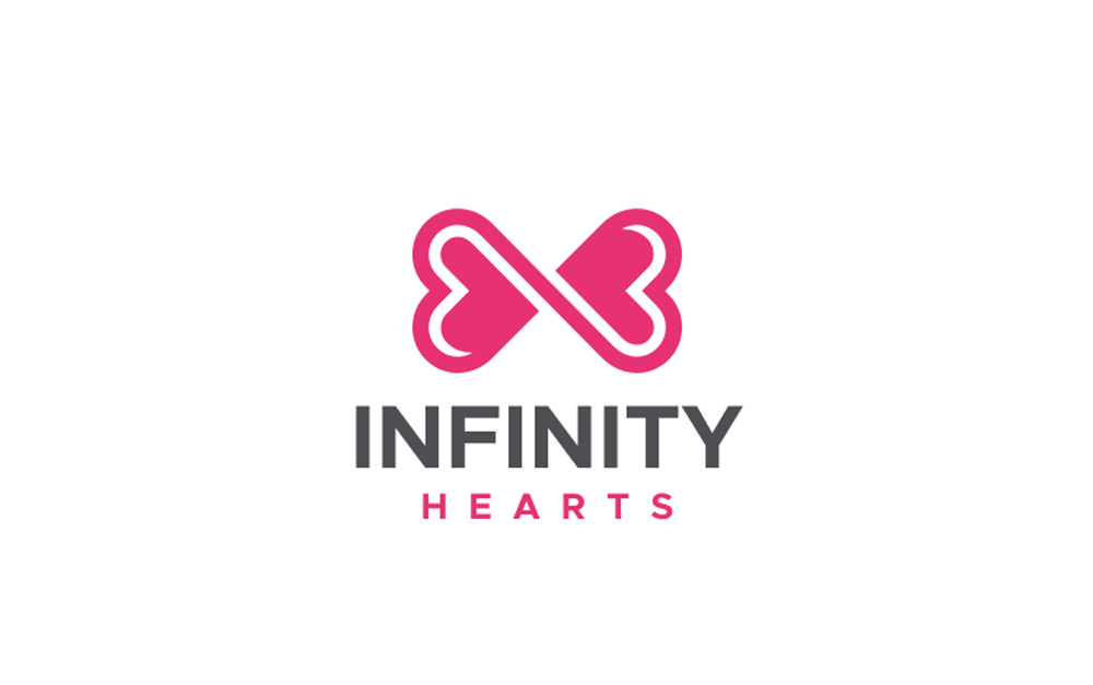 Infinity Hearts Logo Template #218947 - TemplateMonster