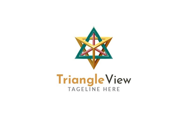TRIANGLE VIEW Logo Design Template Vol 2 - TemplateMonster